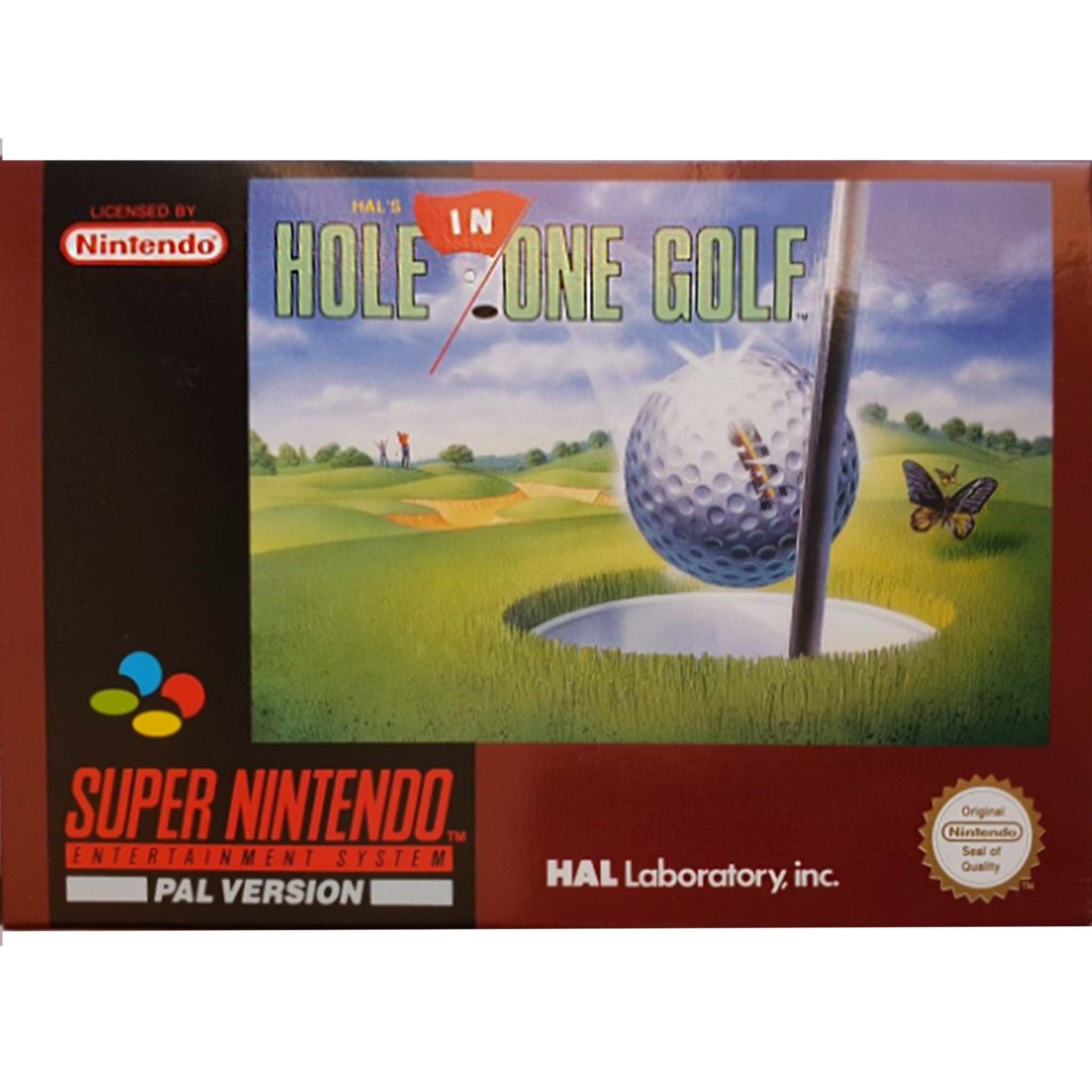SNES: Hal's Hole In One Golf (Brukt) | Gamingsjappa.no