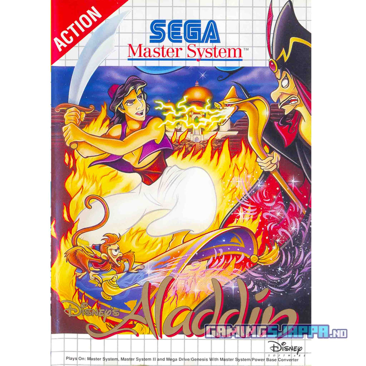 Sega Master System: Disney's Aladdin (Brukt) | Gamingsjappa.no