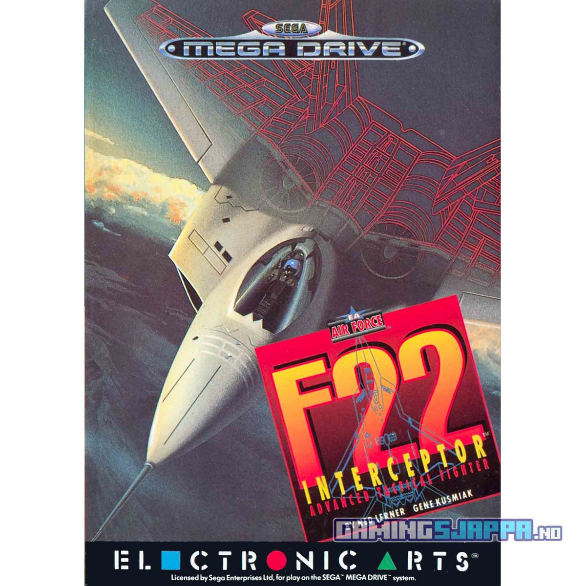 Sega Mega Drive: F22 Interceptor (Brukt) | Gamingsjappa.no