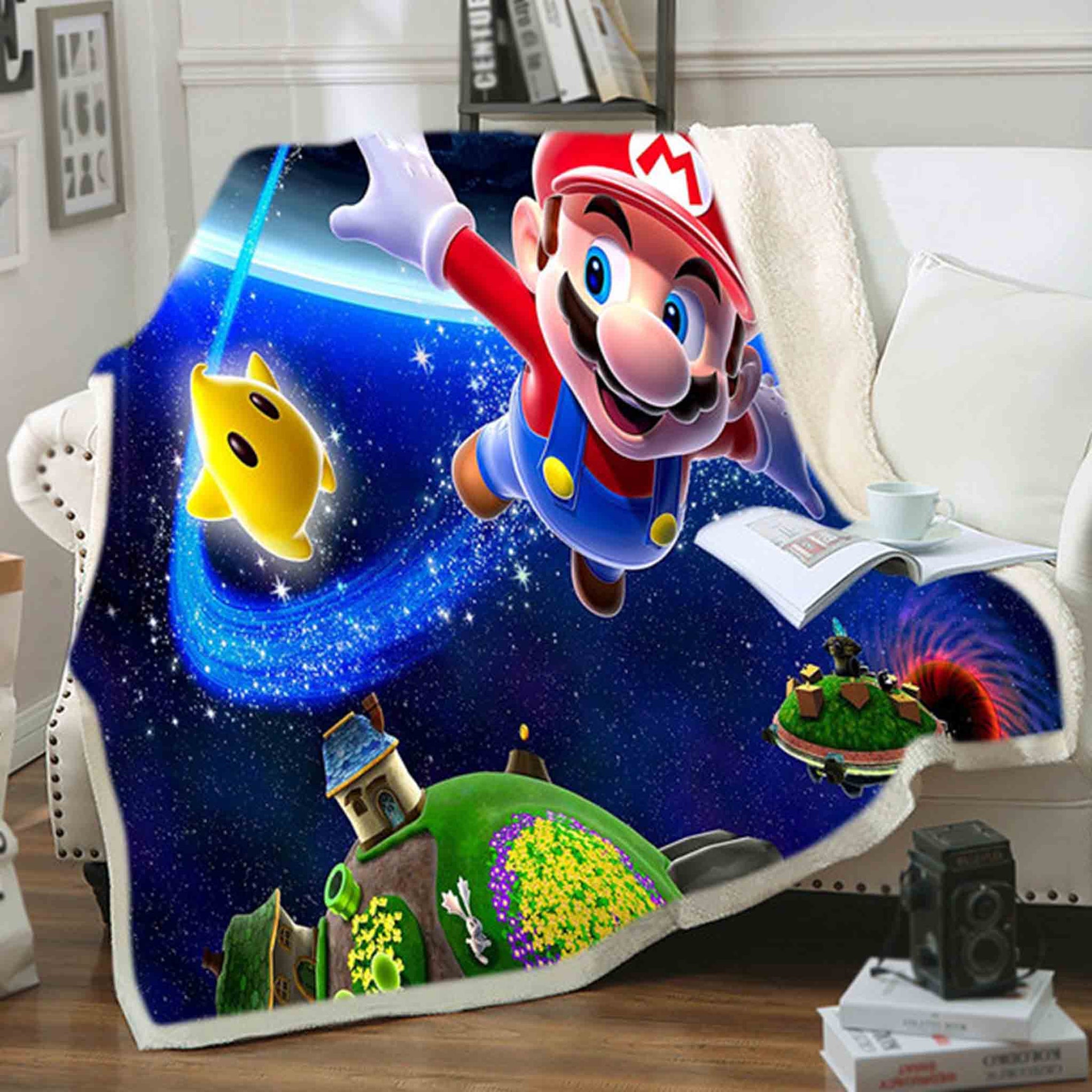 Pledd: Super Mario Galaxy cover art | Gamingsjappa.no
