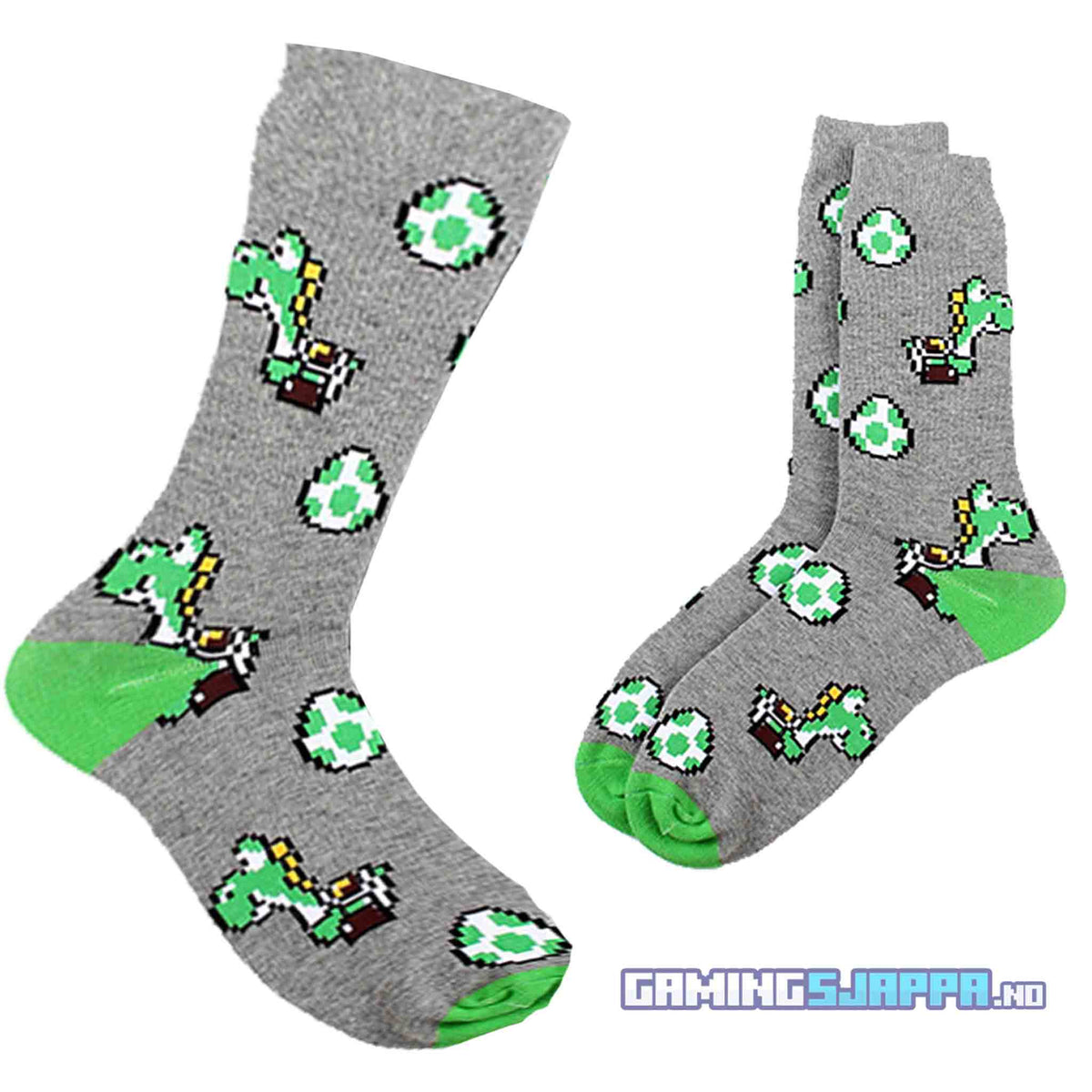 Sokker: Super Mario - Yoshi og Yoshi-egg | Gamingsjappa.no