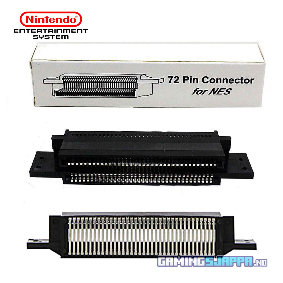 Reservedel: Tredjeparts 72 Pin Connector til Nintendo NES 8-bit ...