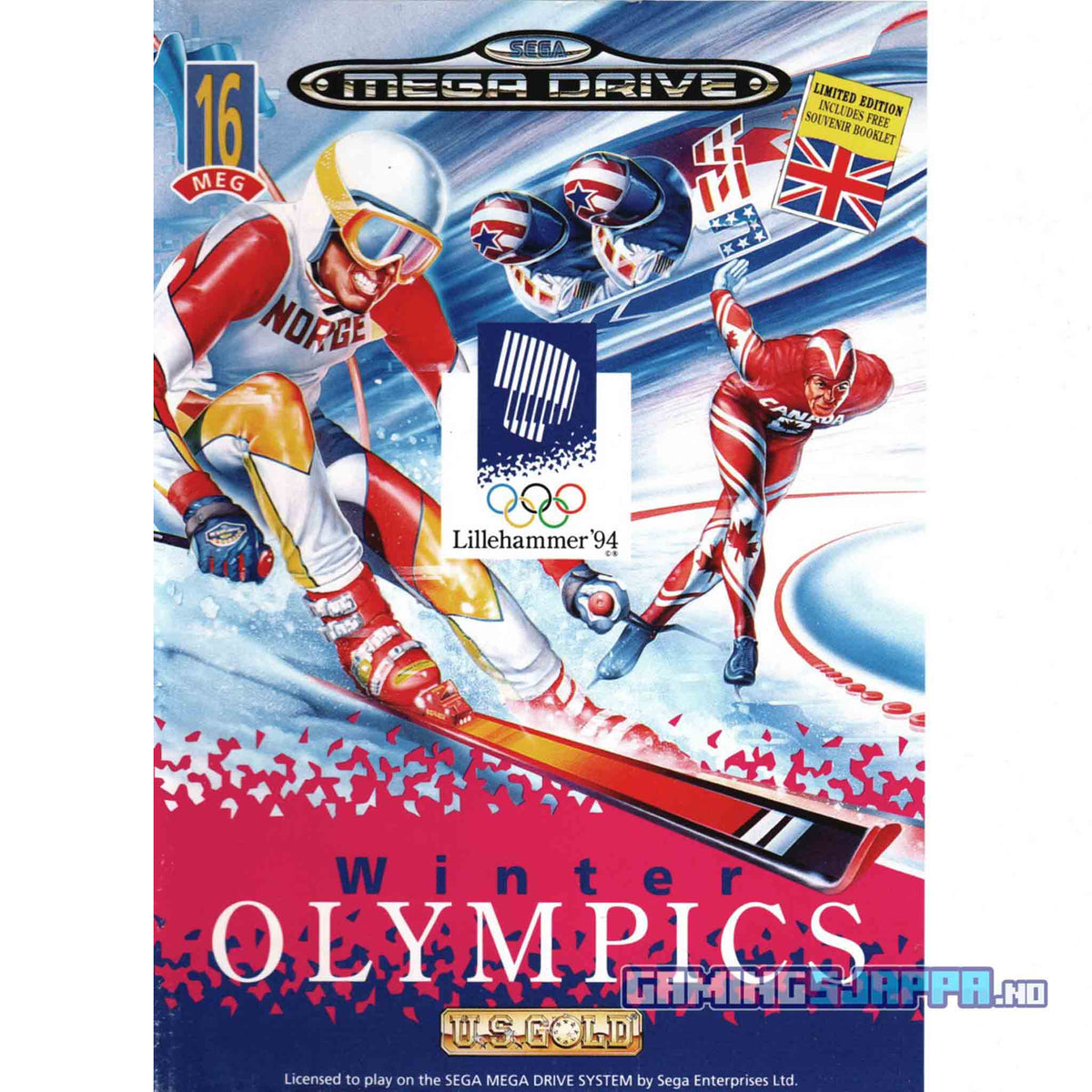 Sega Mega Drive: Winter Olympics Lillehammer '94 (Brukt) — Gamingsjappa.no